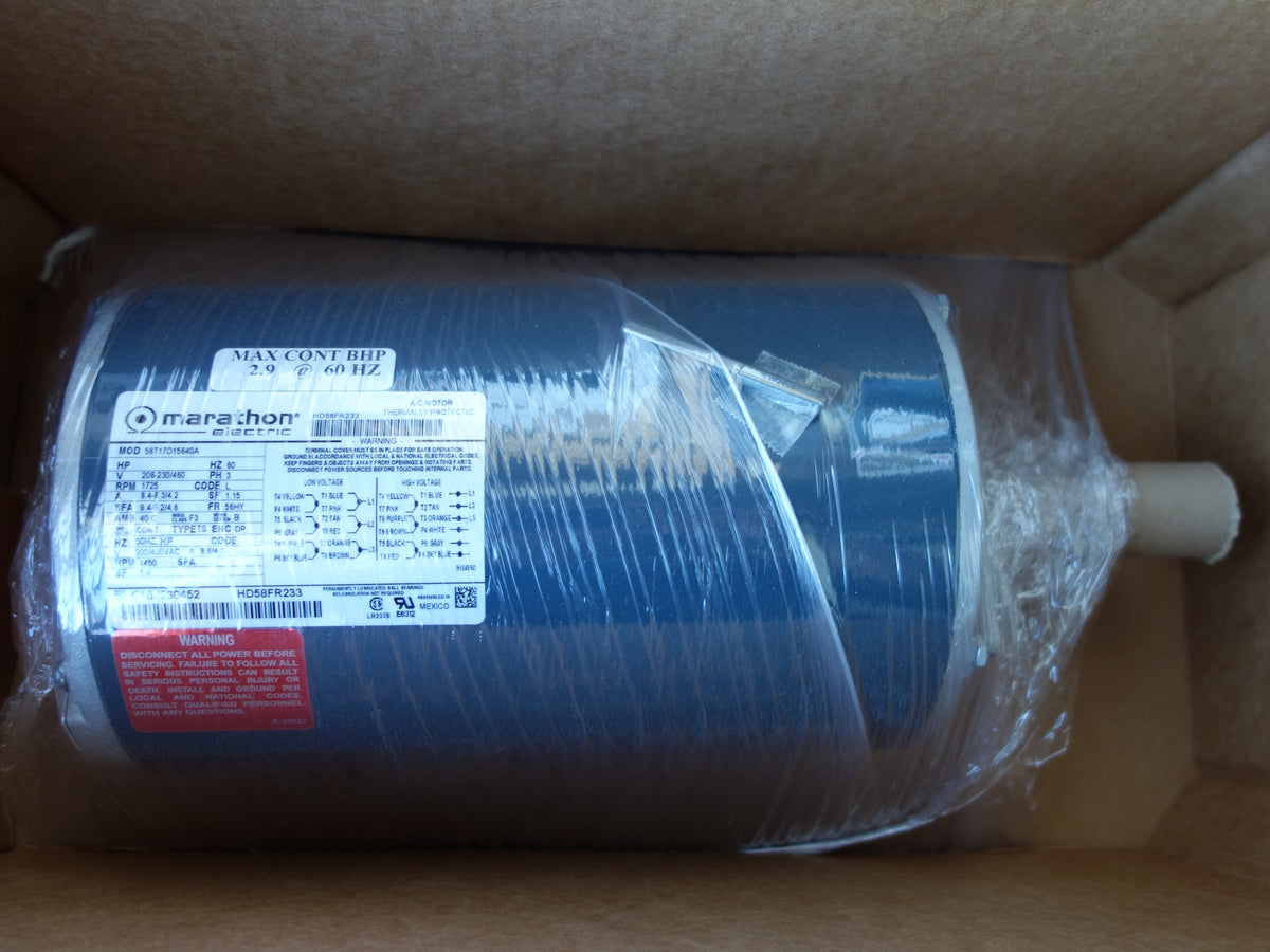ICP RTU 1HP 208/230V 1620RPM 4.9A 60HZ SINGLE PHASE BELTED BLOWER MOTO ...