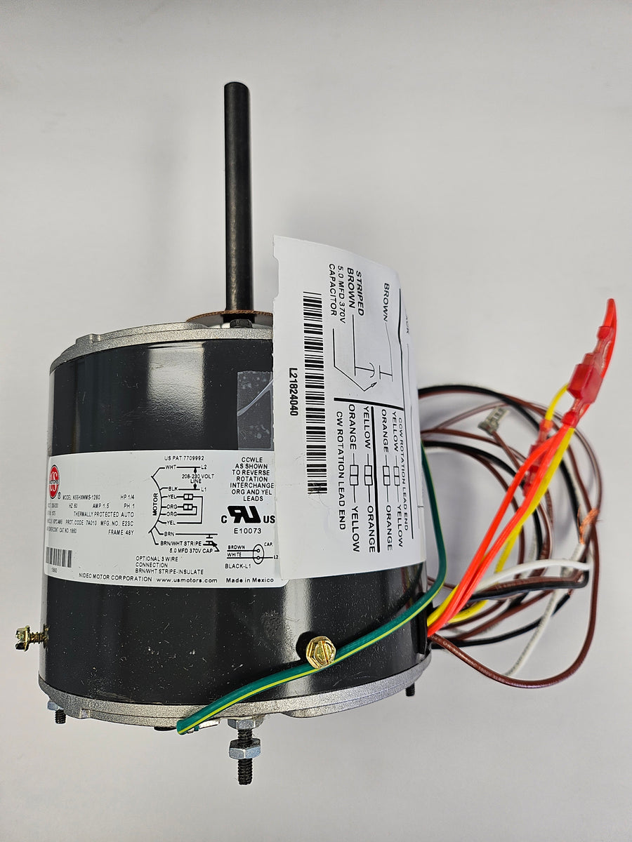 US MOTORS 1/2HP 208-230V 1075RPM CONDENSER FAN MOTOR – Pro North ...