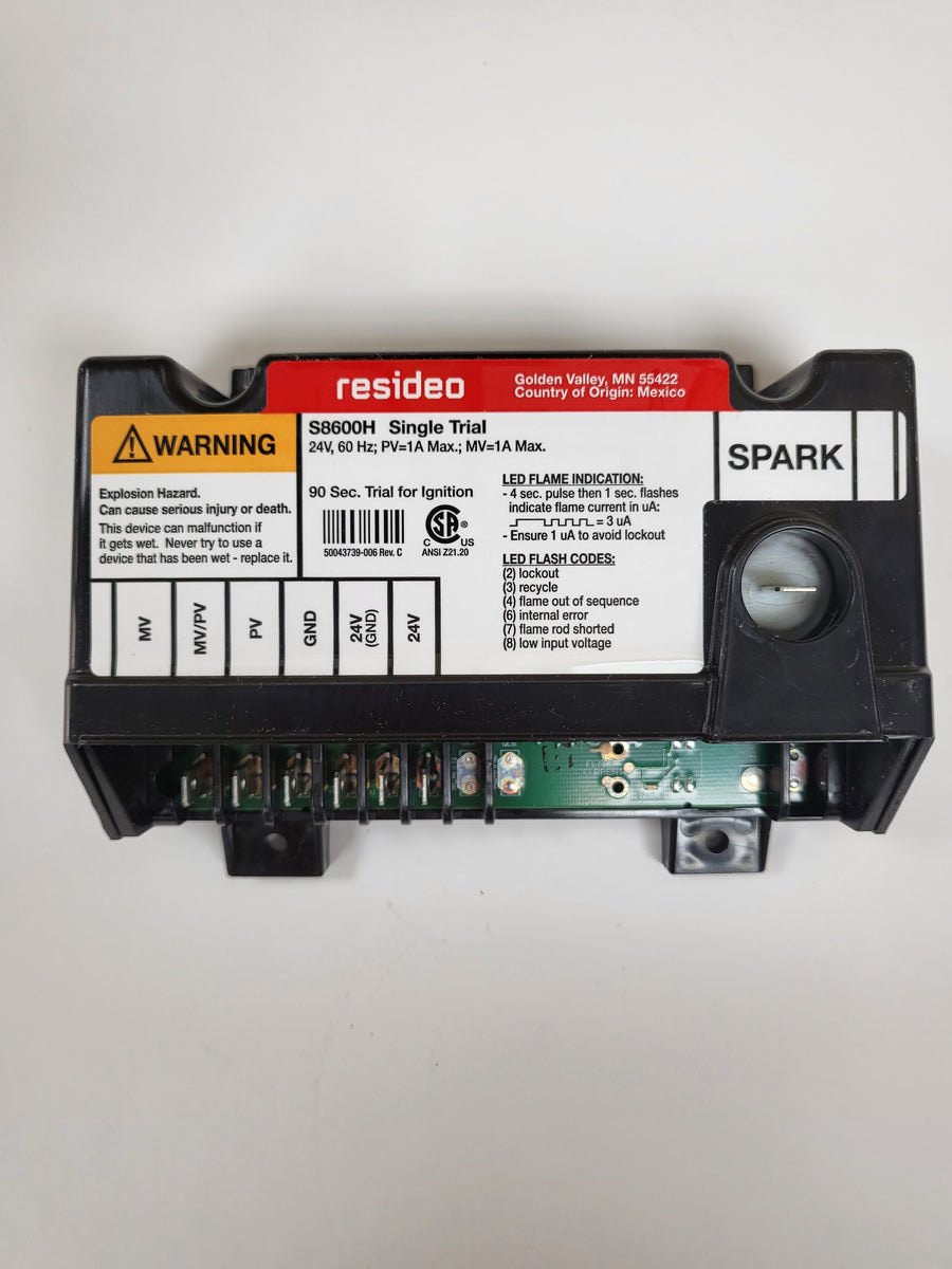 RAYPAK IGNITION CONTROL S8600H SINGLE TRIAL – Pro North Heating Inc.