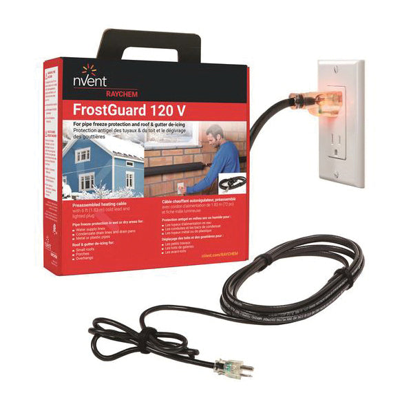 FROSTGUARD 24FT HEAT TRACE WITH PLUG – Pro North Heating Inc.