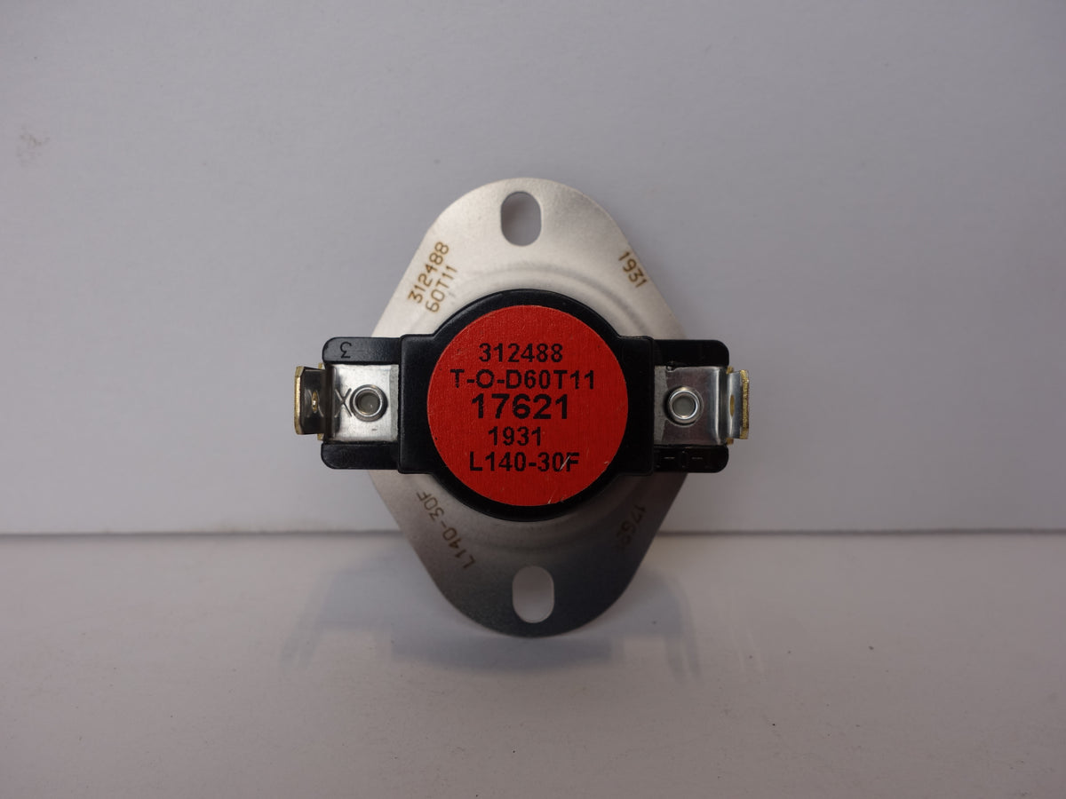 YORK/ COLEMAN LIMIT SWITCH OPEN 145F CLOSE 115F AUTO RESET EXPOSED TYP ...
