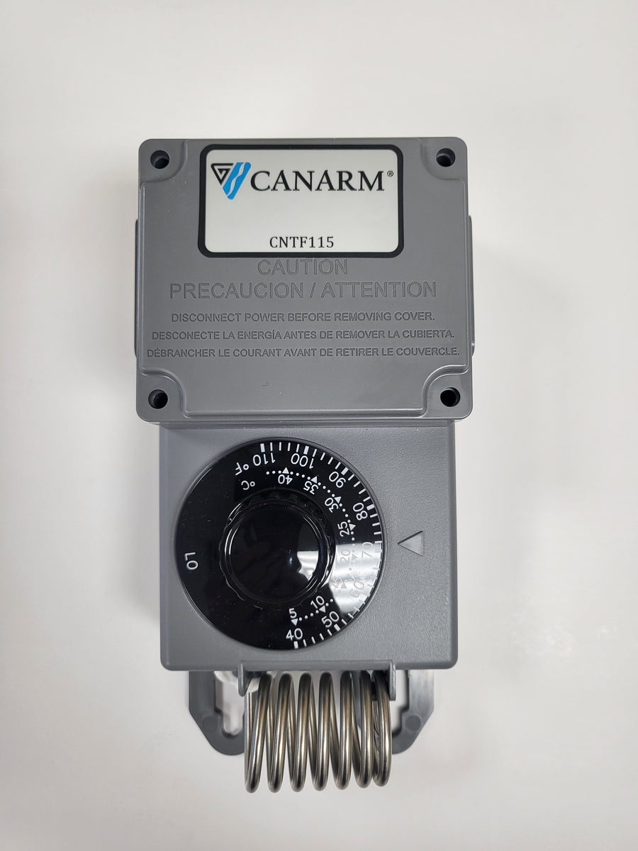 CANARM WEATHER PROOF THERMOSTAT 40* -110* SPDT – Pro North Heating Inc.