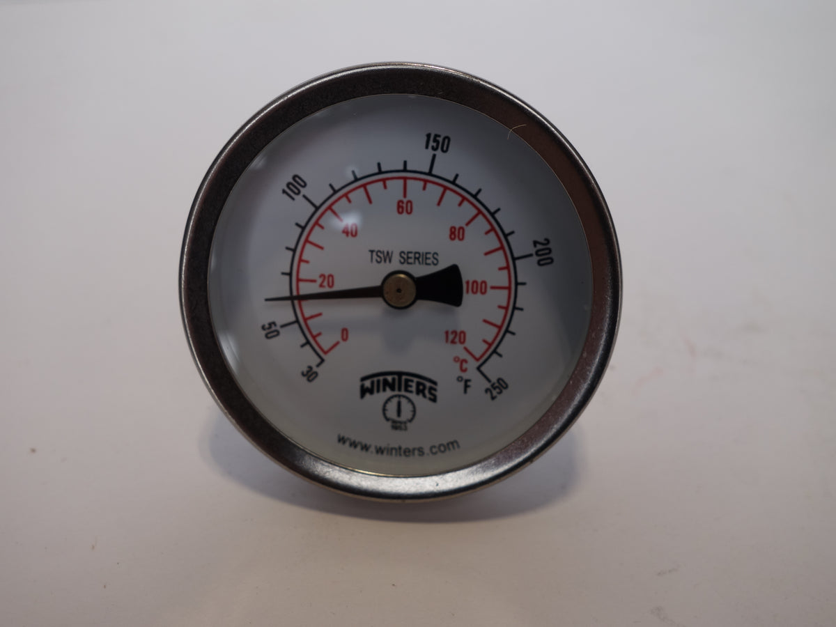 WINTERS THERMOMETER 1/2" NPT BACKMOUNT 30 TO 250 F/C – Pro North ...