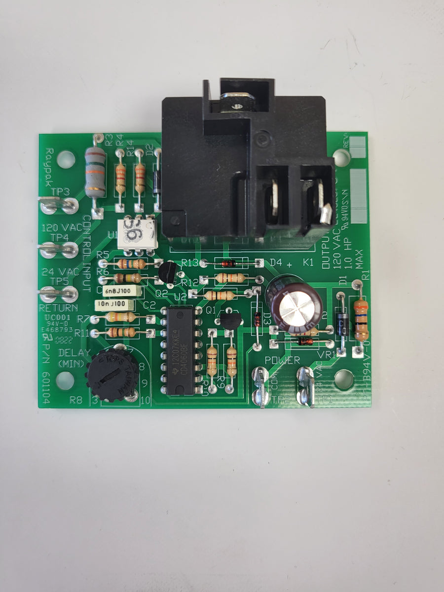 RAYPAK ECONO II CONTROL BOARD - PUMP DELAY ADJUSTABLE 3-10 MINUTES 301 ...