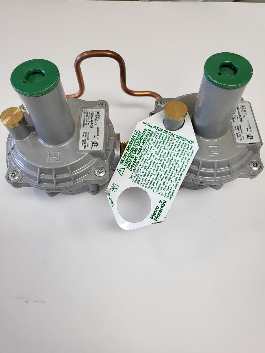 PIETRO 3/4" GAS REGULATOR WITH OVER PRESSURE DEVICE 6-14" WC MAX 10 PS ...